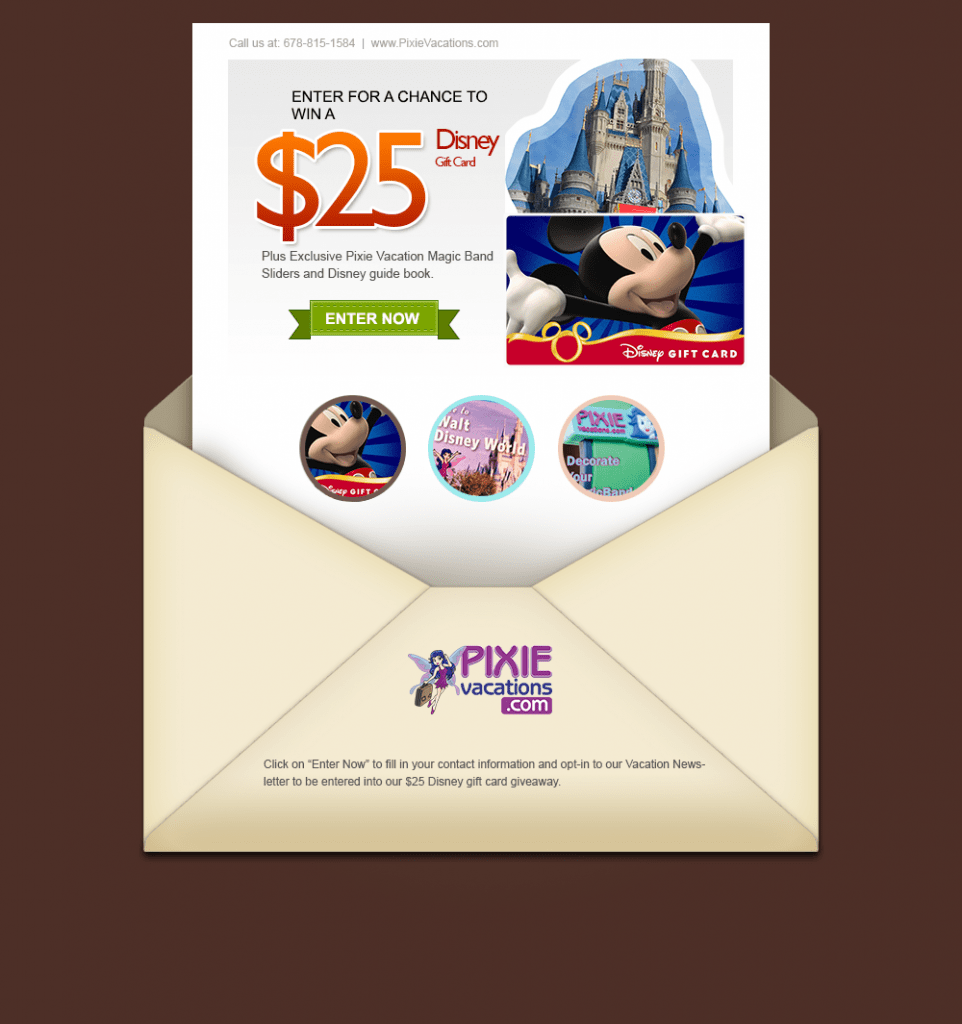 Disney Gift Card Drawing
