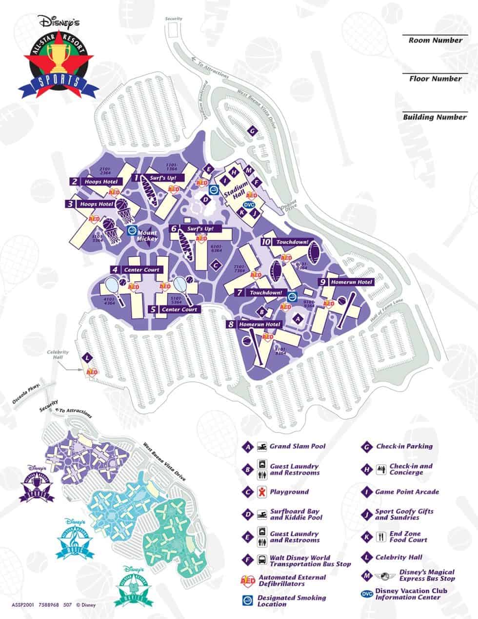 Disney World Maps - with Magic Kingdom map