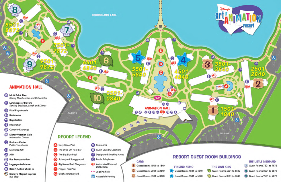 Disney World Maps - with Magic Kingdom map